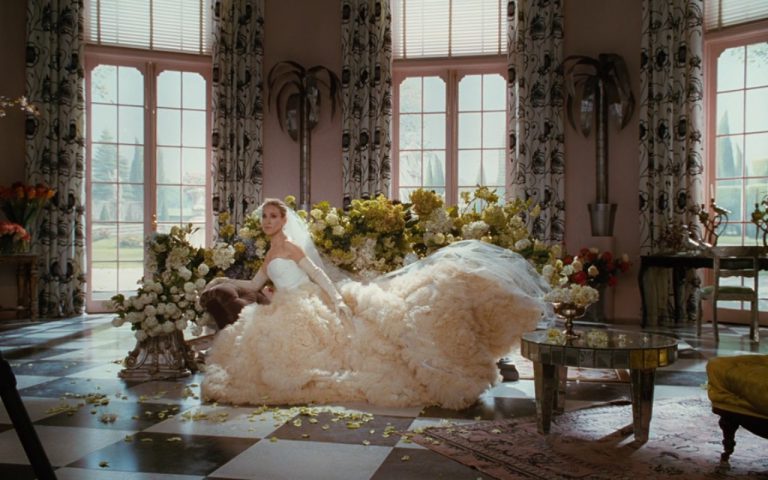 Vera Wang Bridal Dress Worn By Sarah Jessica Parker As Carrie Bradshaw In Sex And The City 2008