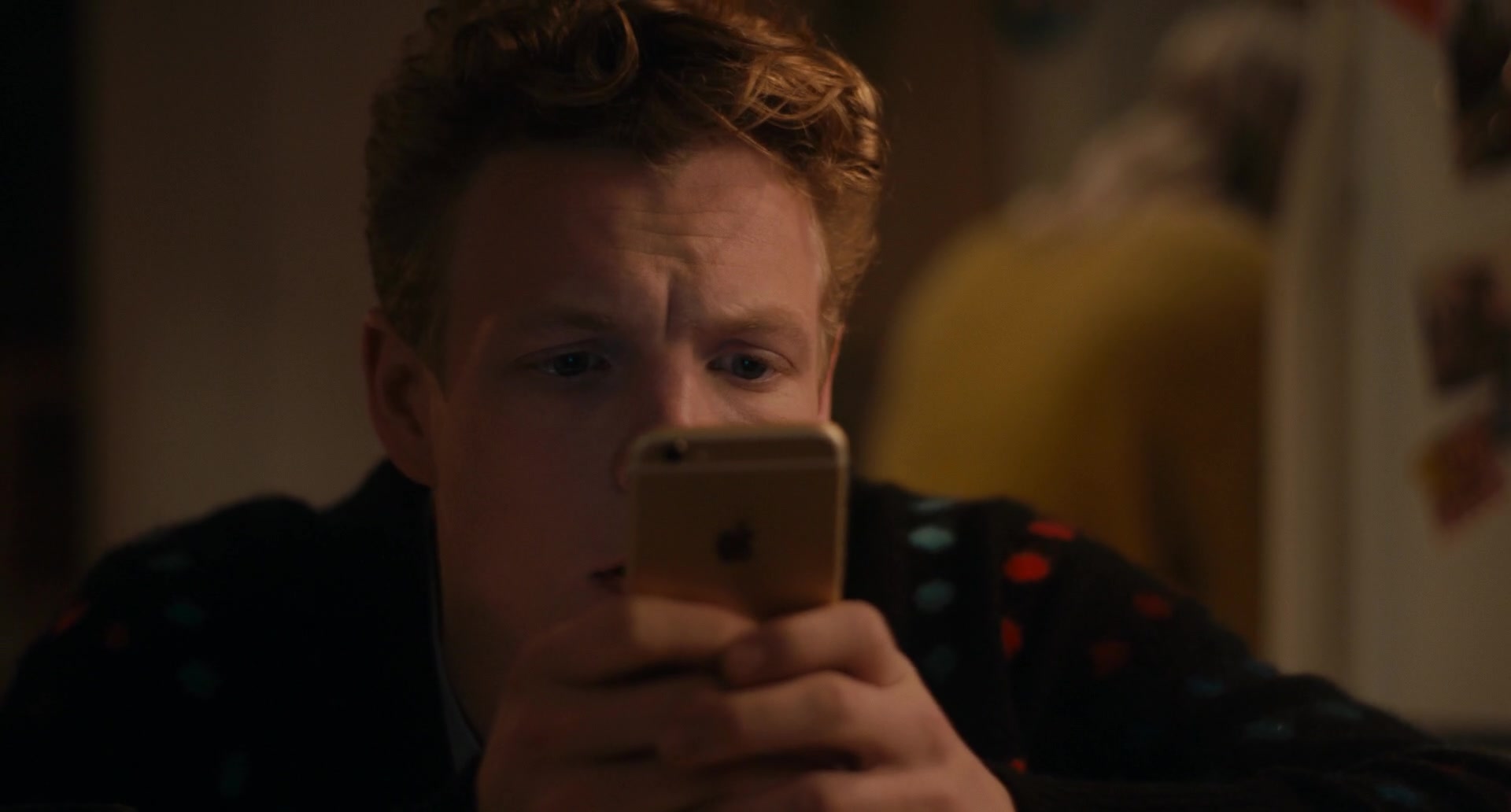 Apple IPhone Smartphone Used By Patrick Gibson In “In A Relationship ...
