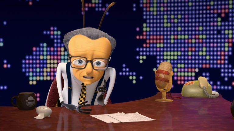 Larry King Show In Bee Movie (2007)