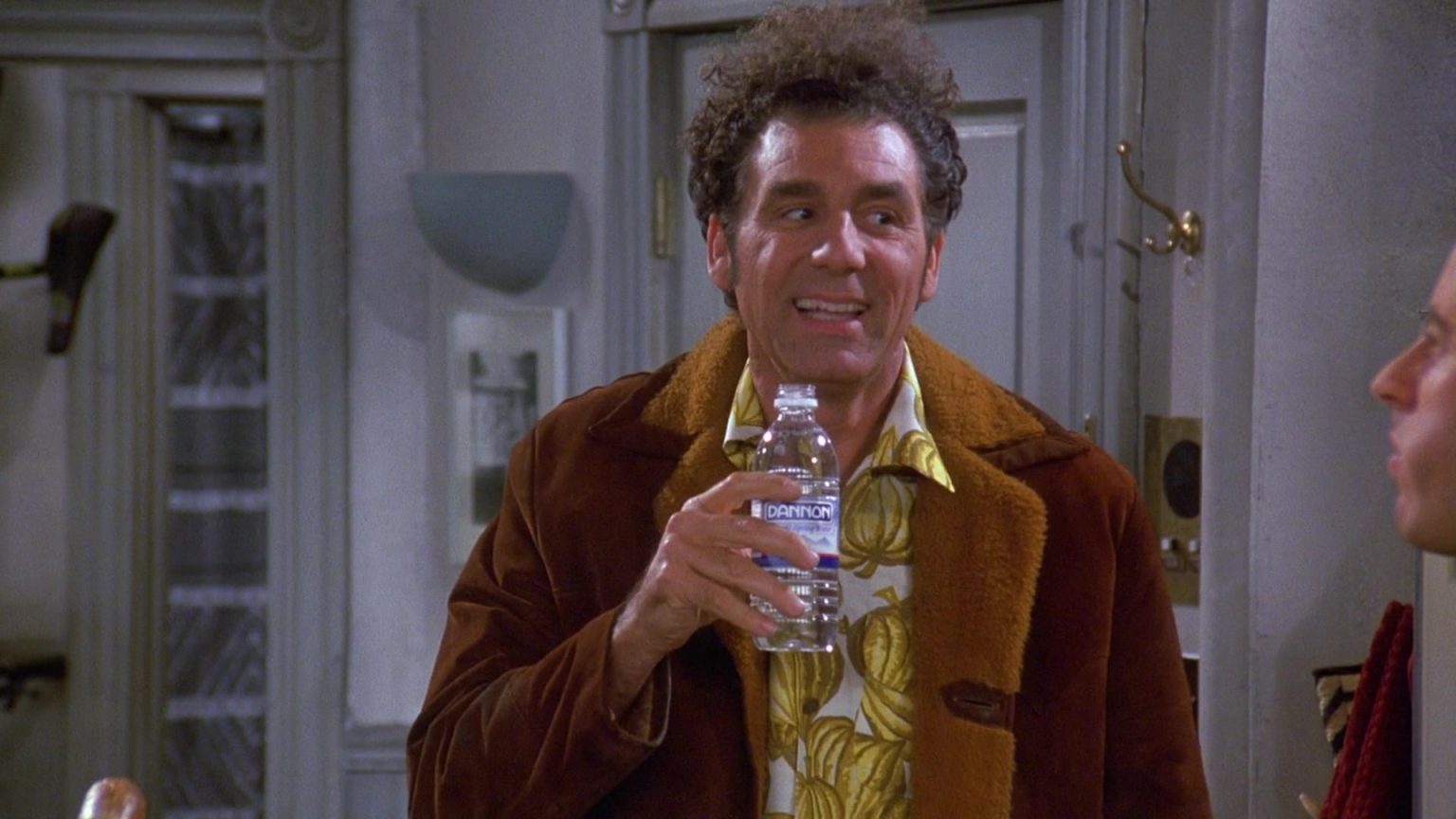 Dannon Water Enjoyed By Michael Richards As Cosmo Kramer In Seinfeld Season 9 Episode 10 "The ...