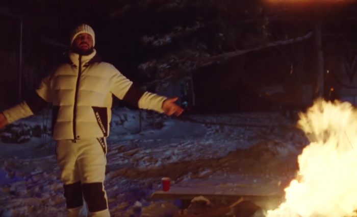 Moncler Jacket And Pants Worn By Drake In "War" (2019)