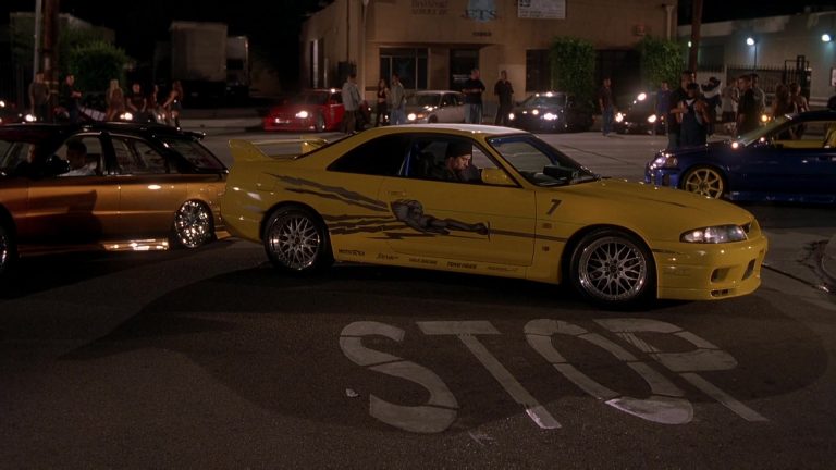 Nissan Skyline GT-R Yellow Car In The Fast And The Furious (2001)