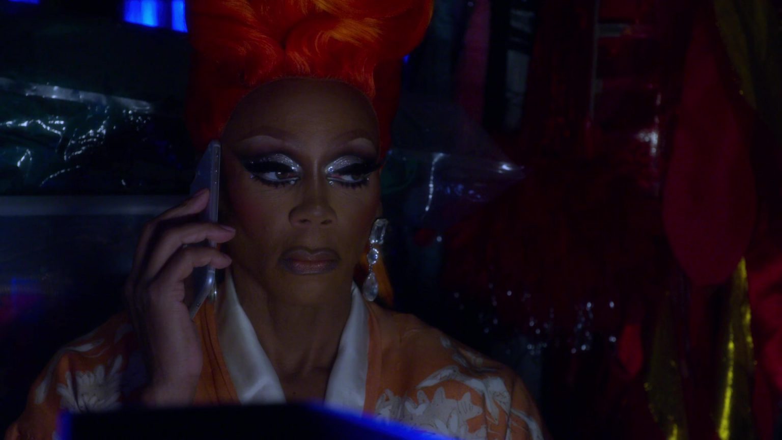 Apple IPhone Smartphone Used By RuPaul As Ruby Red In AJ And The Queen ...