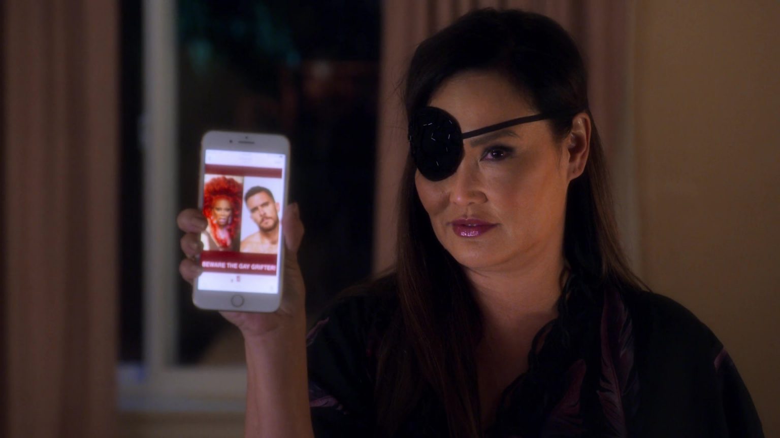 Apple Iphone Smartphone Used By Tia Carrere Althea Rae Duhinio Janairo As Lady Danger In Aj