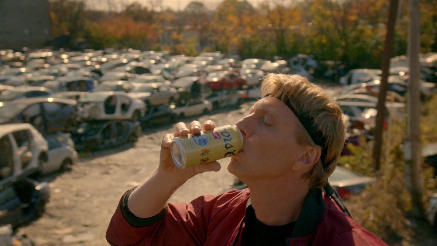 Coors Banquet Beer Drunk By William Zabka As Johnny Lawrence In Cobra Kai S01e08 Molting 2018