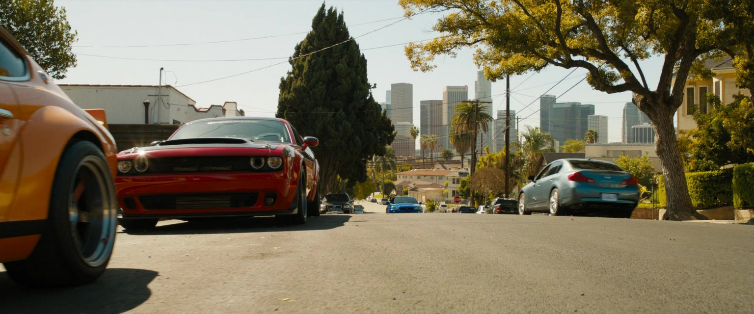 Dodge Challenger SRT Hellcat Red Car In F9: The Fast Saga (2021)