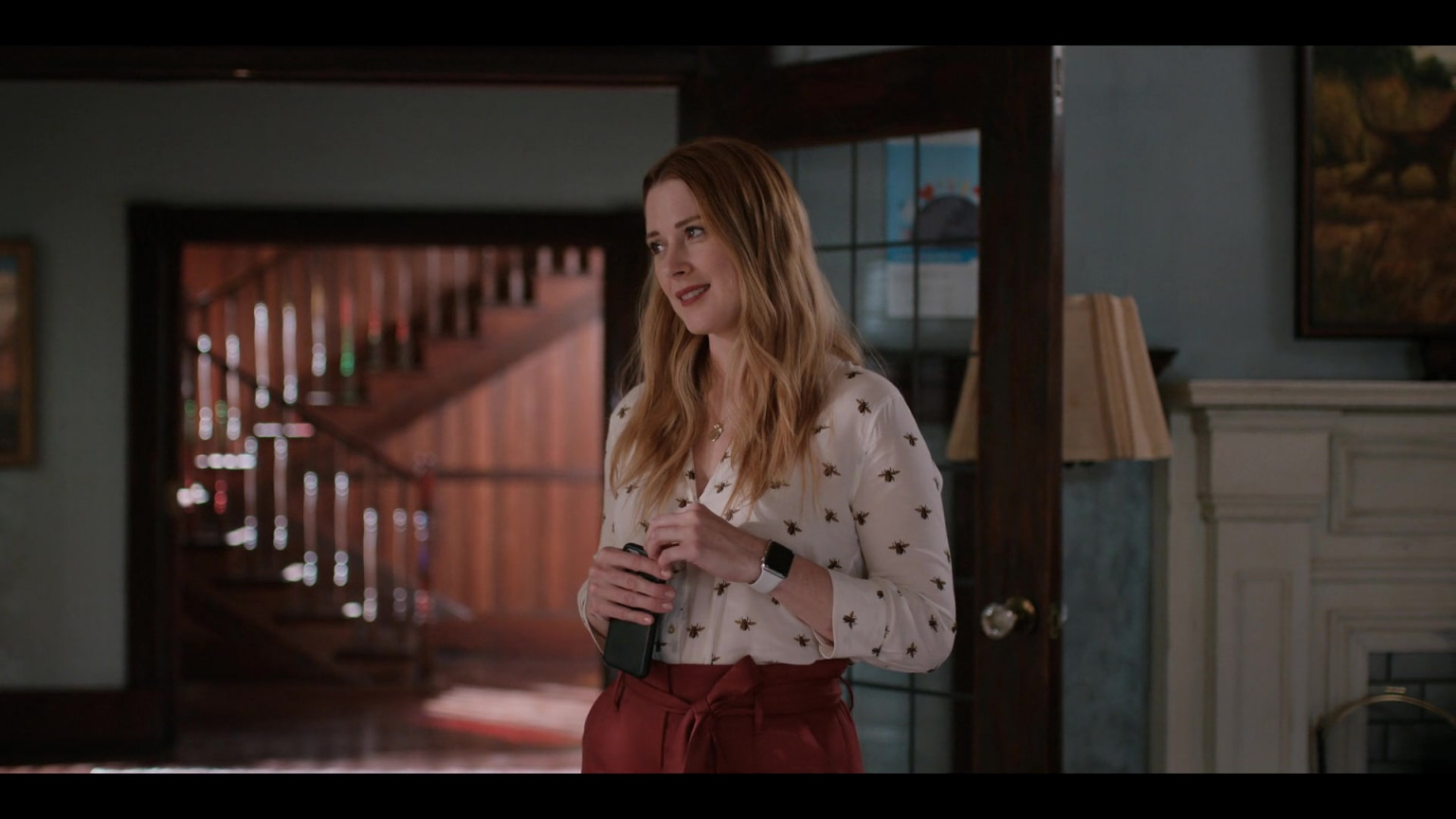 Apple Watch Of Alexandra Breckenridge As Melinda Mel Monroe In Virgin