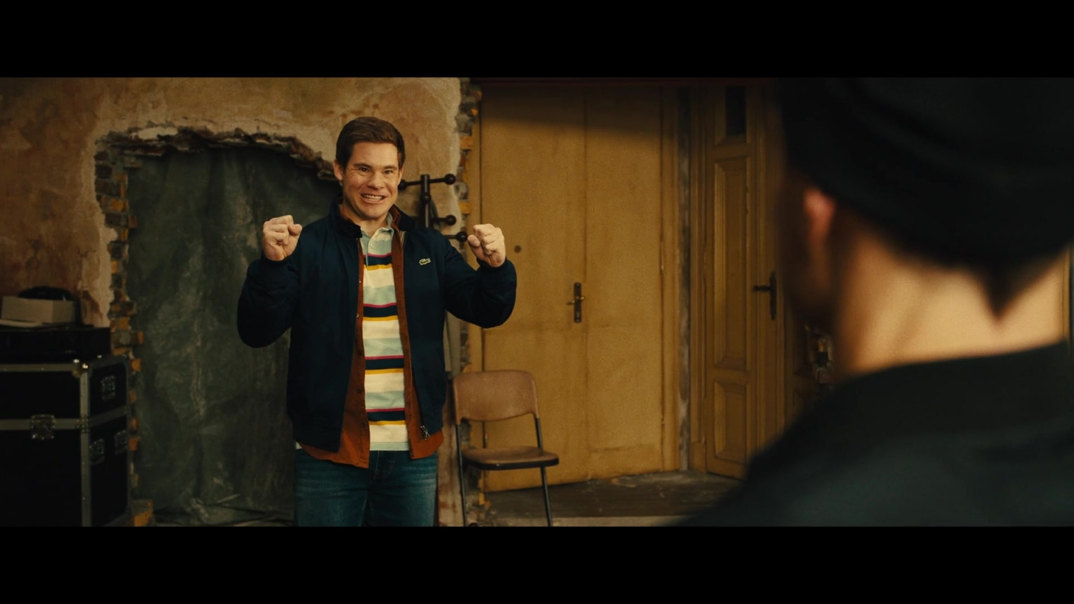 Lacoste Blue Jacket Worn By Adam DeVine As Bumper Allen In Pitch ...