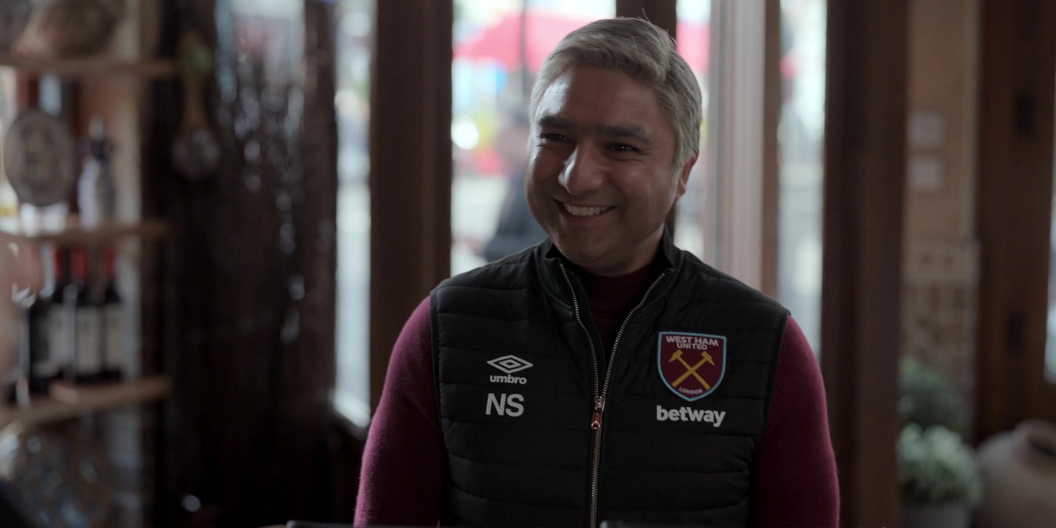 Umbro X Betway Vest Of Nick Mohammed As Nathan Nate Shelley In Ted Lasso S03e04 Big Week 2023
