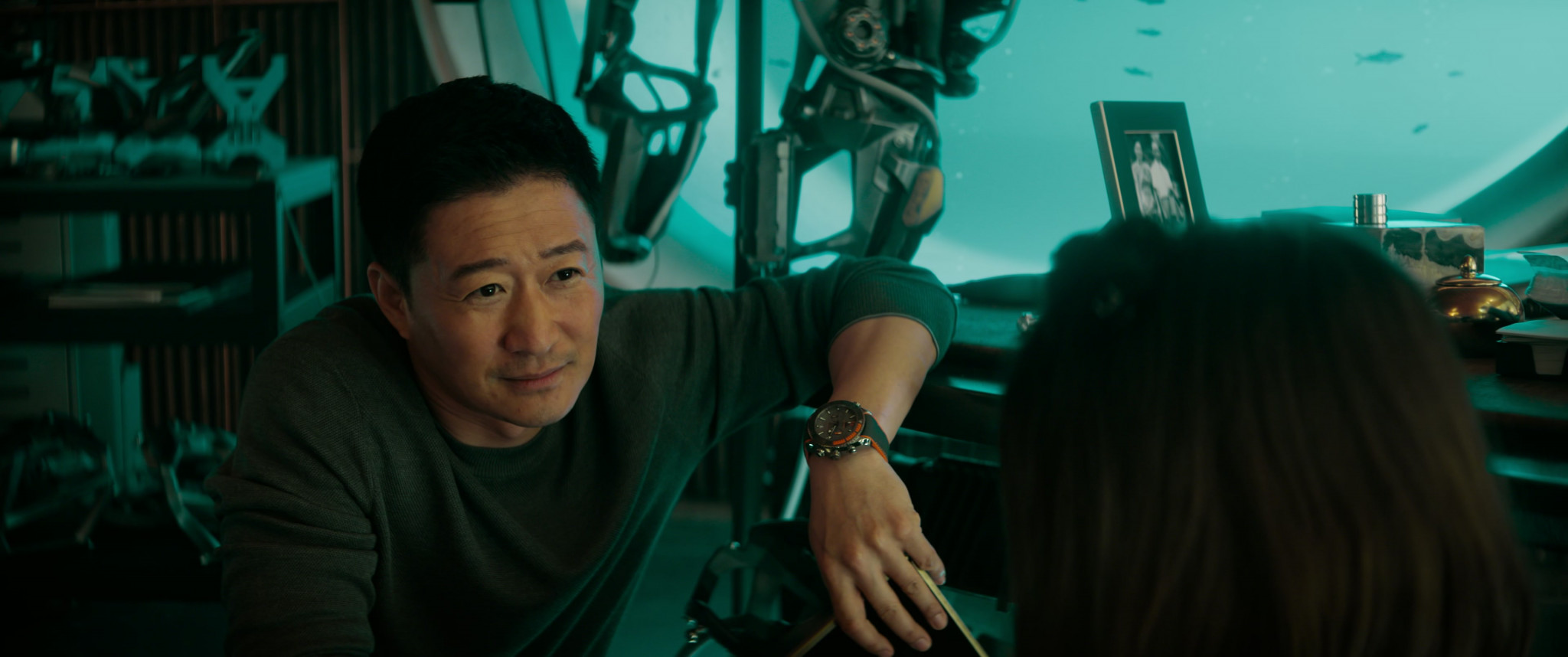 Omega Seamaster Planet Ocean Worn By Wu Jing As Jiuming Zhang In Meg 2 ...